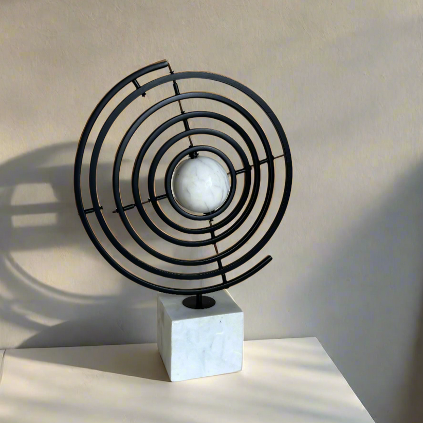 Marmor Marble Globe sculpture – The Decor Circle