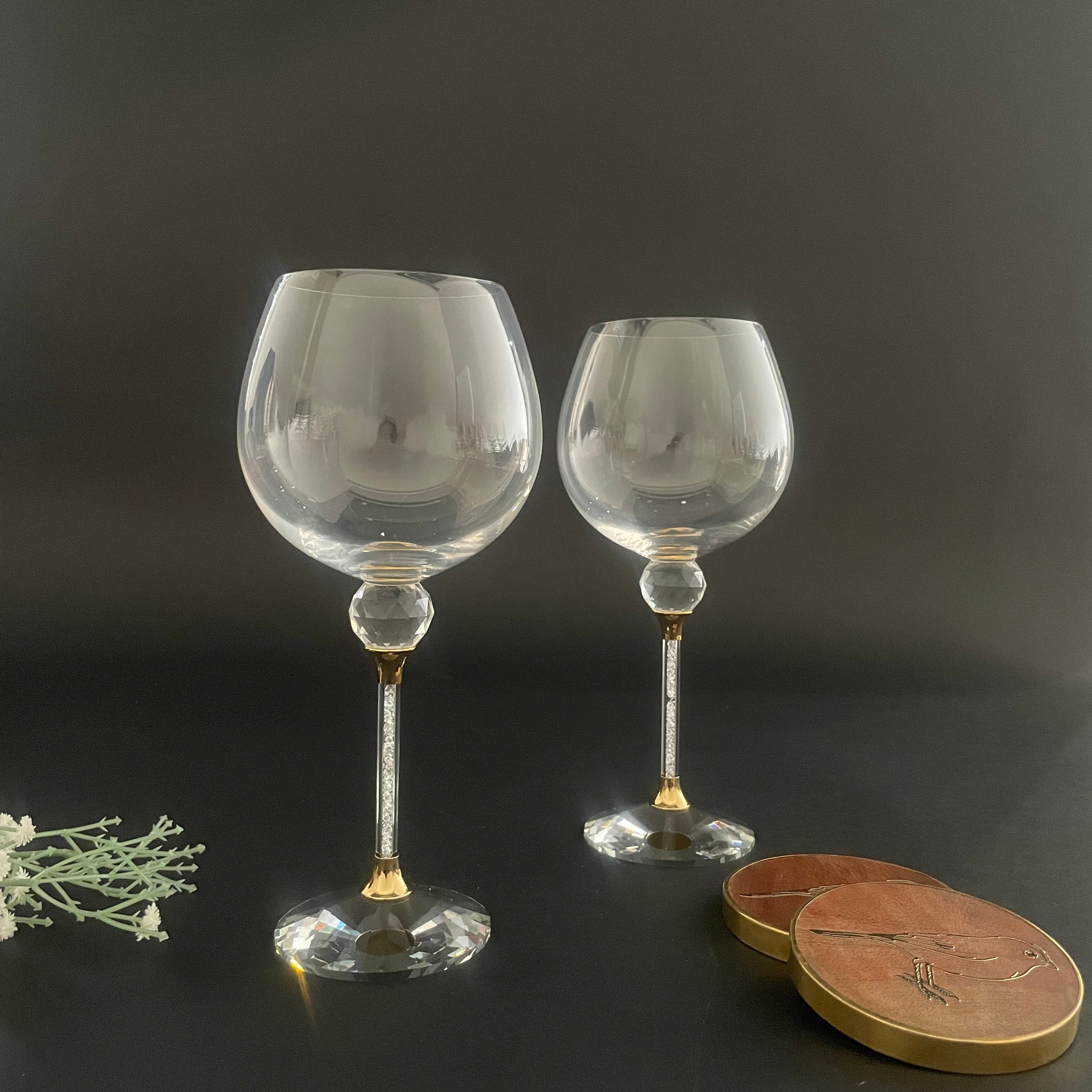 Gold Crystal Wine Glass Corporate Gift Box (Set of 2) – The Decor Circle