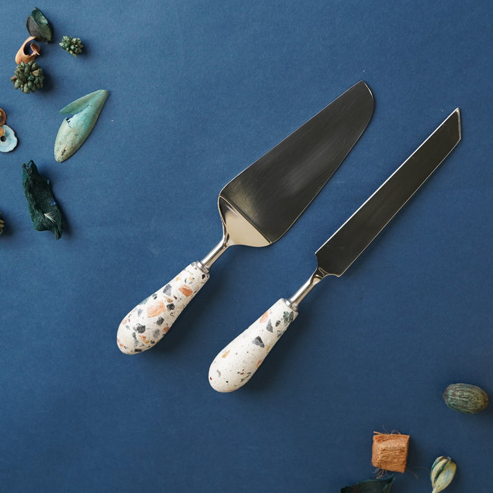 Serveware Marble Cake knives – The Decor Circle