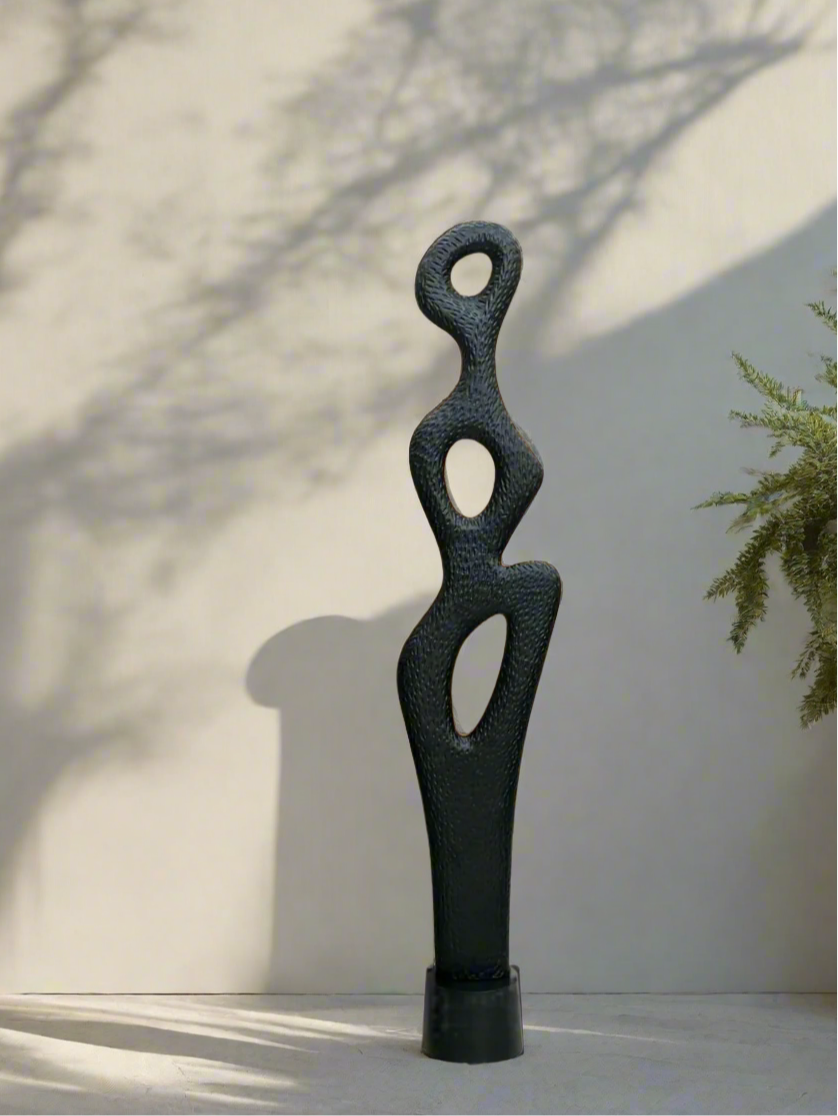 Aman Metal Abstract Sculpture for Living Room (5 Feet) – The Decor Circle
